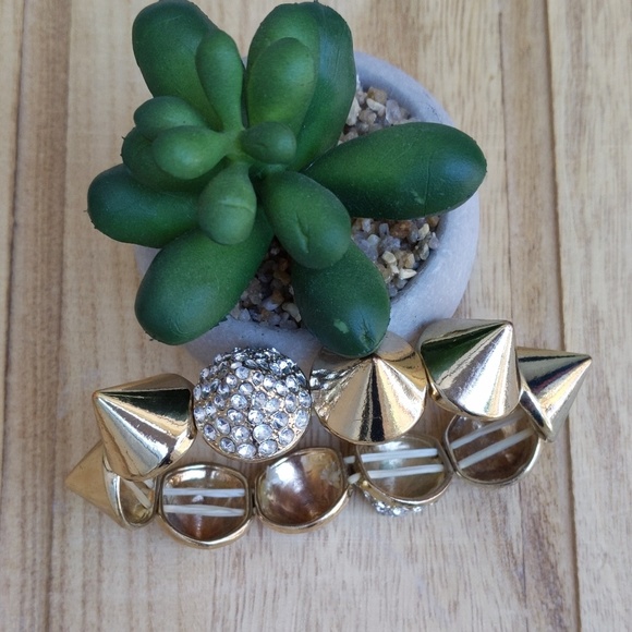 Jewelry | Spiky Costume Bling Bracelet | Poshmark